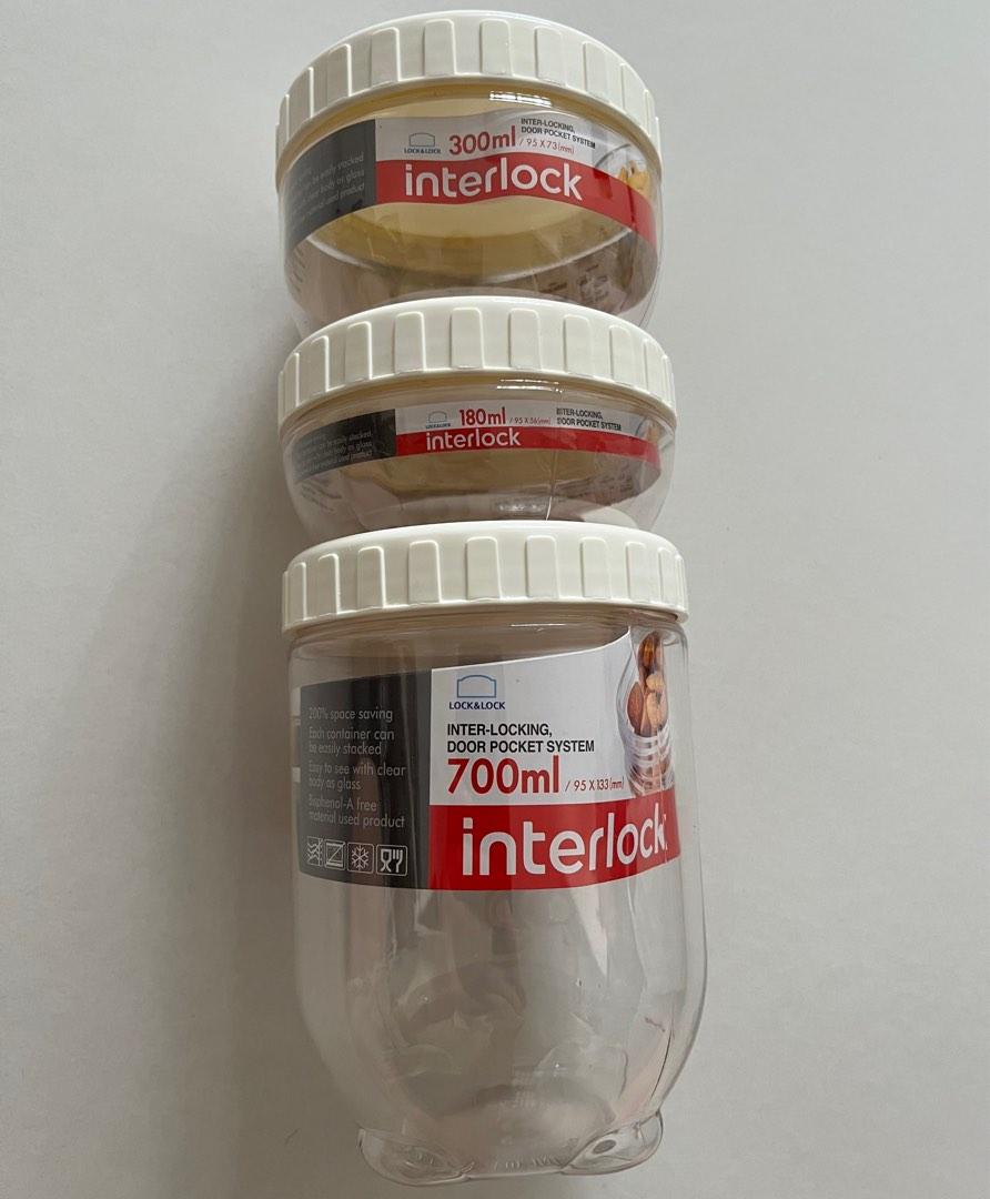 Lock n Lock Interlock stackable containers, Furniture & Home Living ...