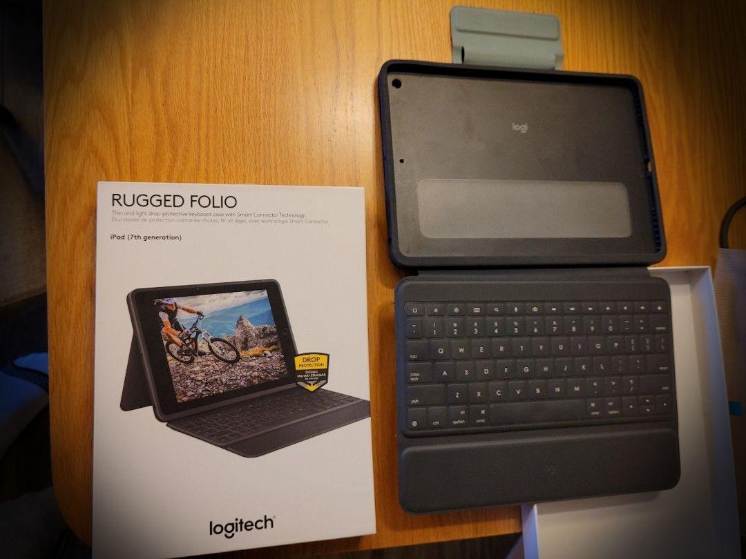 Logitech Rugged Folio Keyboard For Ipad 7 8 9th Gen 手提電話 平板電腦 平板電腦 Ipad Carousell