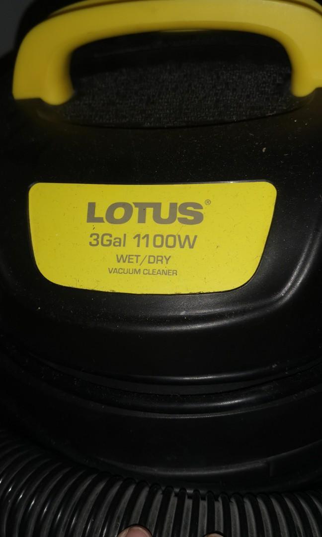 LOTUS VACUUM CLEANER wrt/dry 3 gallon LT1828P Buildmate, TV & Home ...