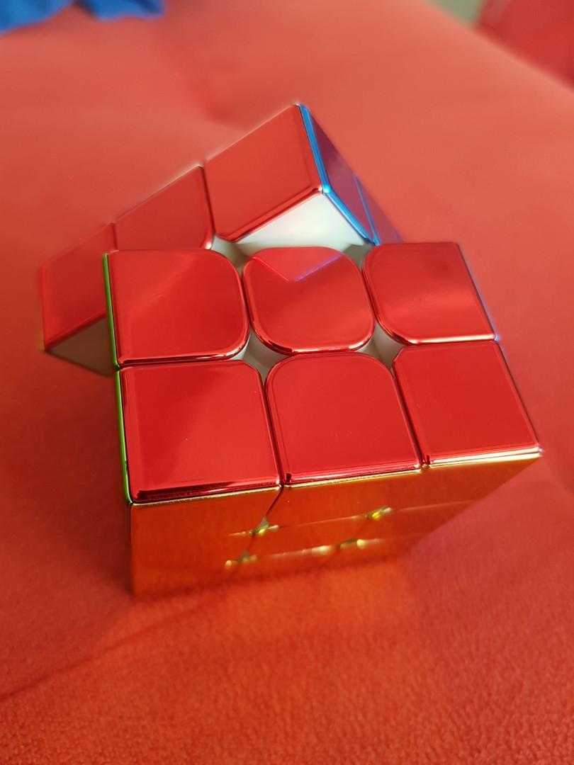 Magnetic Shiny Rubix Cube, Hobbies & Toys, Toys & Games on Carousell