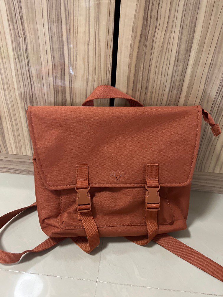 MAH burnt orange backpack, Men's Fashion, Bags, Backpacks on Carousell