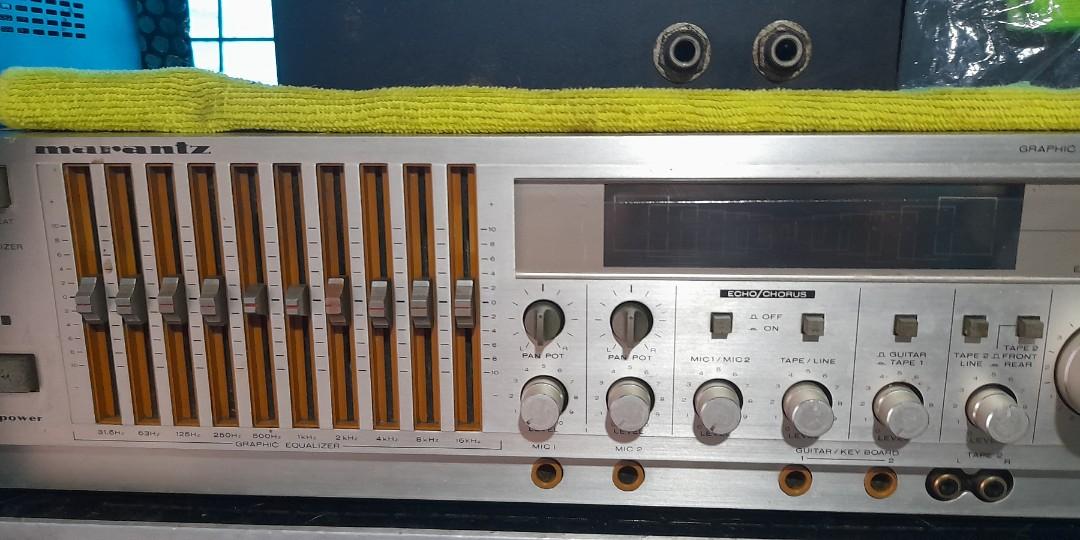 MARANTZ GRAPHIC EQUALIZER/AUDIO MIXER EQ-430 AC 110 VOLTS 50/60 HZ MADE ...
