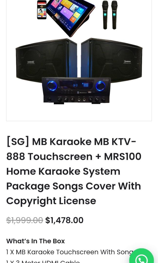 Martin Roland Karaoke System, TV & Home Appliances, TV & Entertainment ...