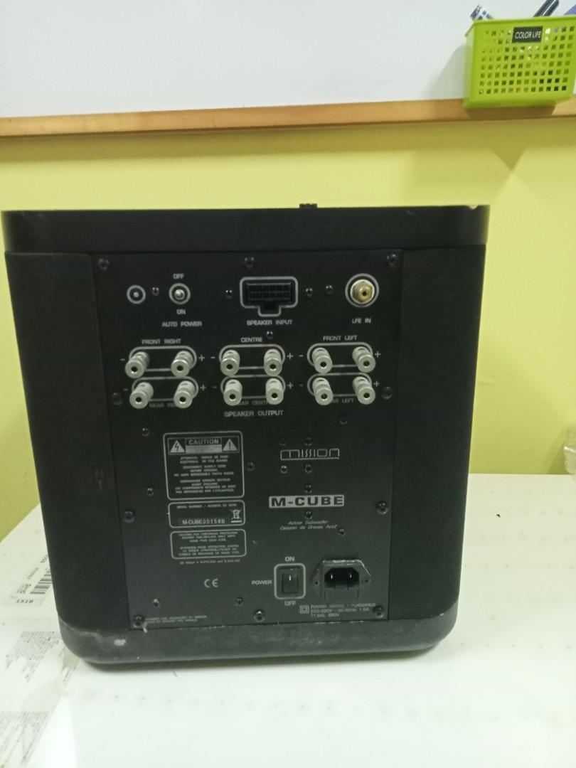 Mission - M-cube subwoofer, Audio, Soundbars, Speakers & Amplifiers on ...