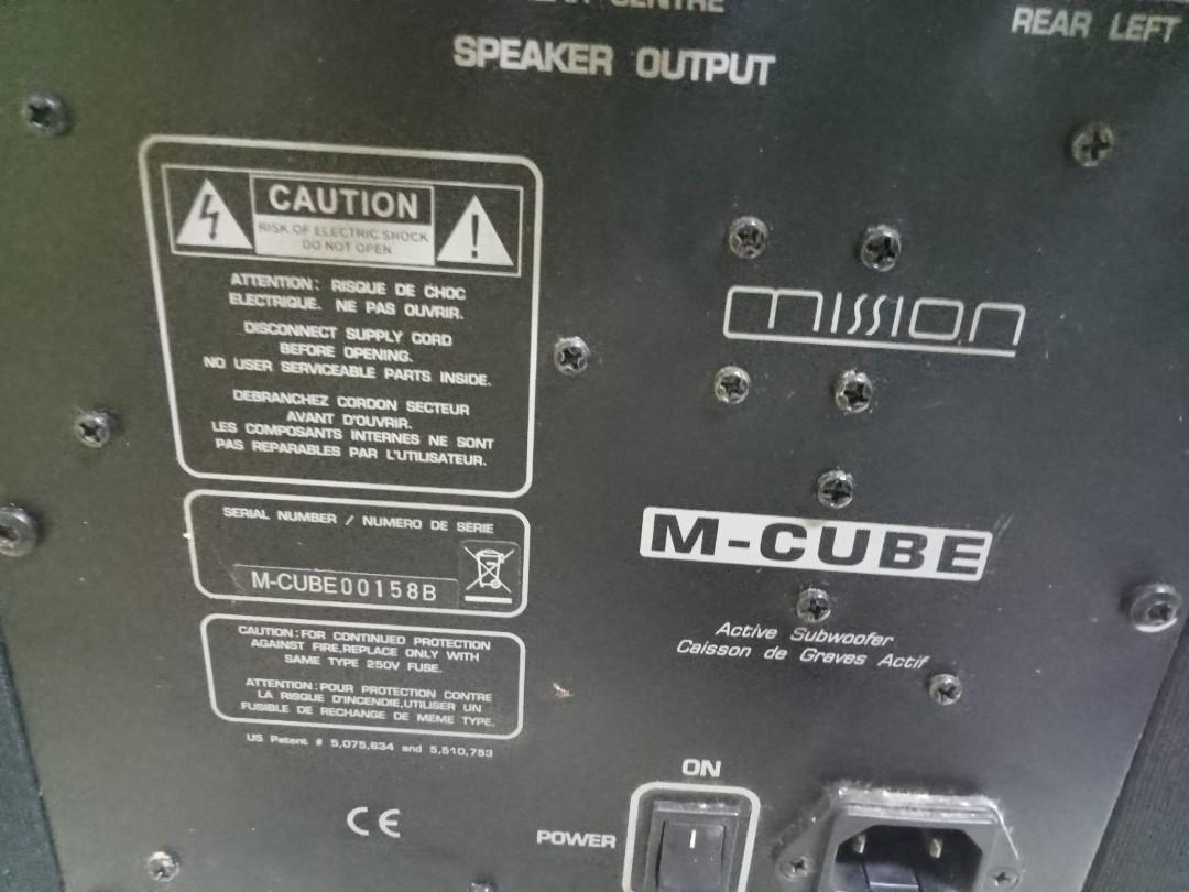 Mission - M-cube subwoofer, Audio, Soundbars, Speakers & Amplifiers on ...