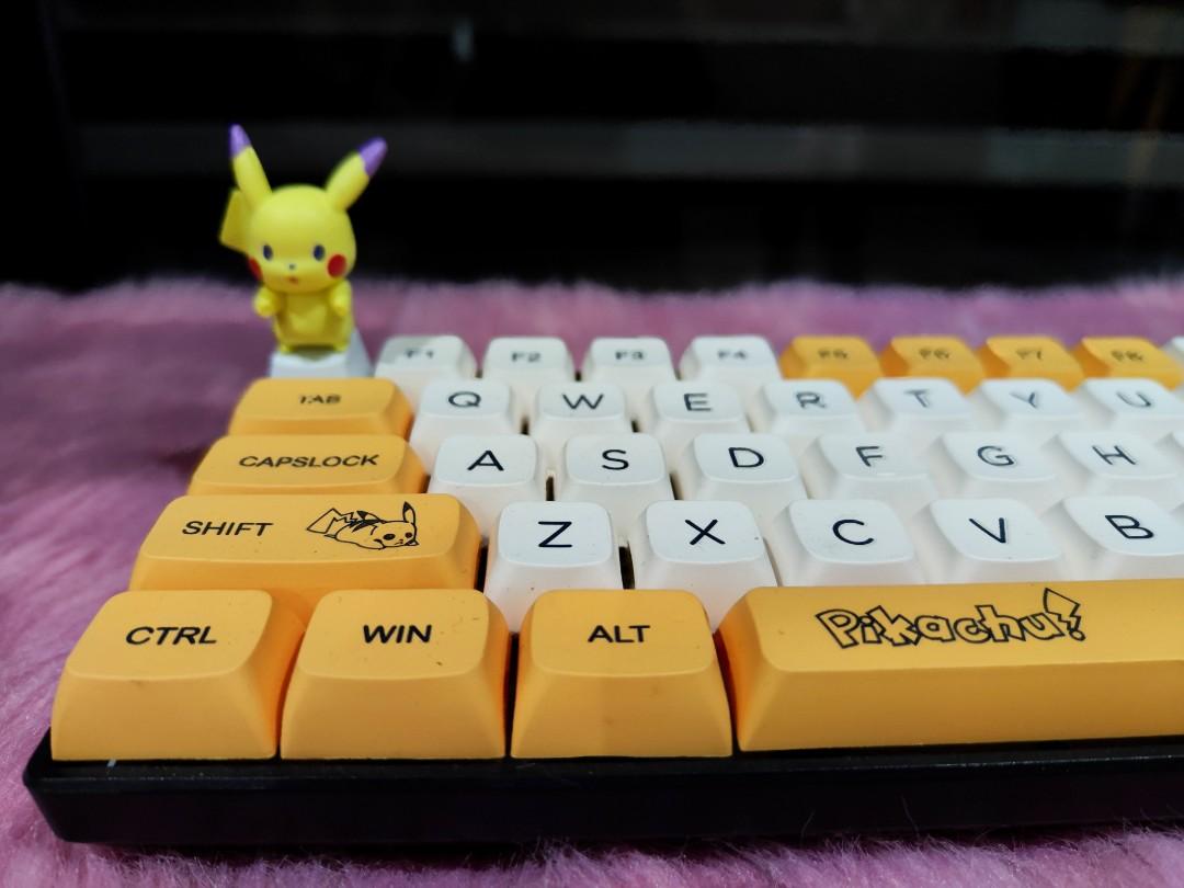 Mechanical Keyboard (Pikachu Themed), Computers & Tech, Parts ...