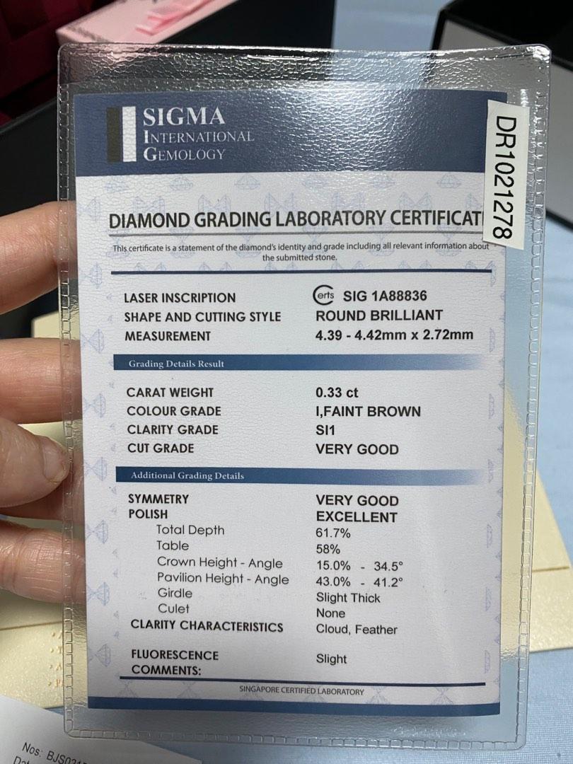 Meyson Engagement Ring, Luxury, Accessories on Carousell