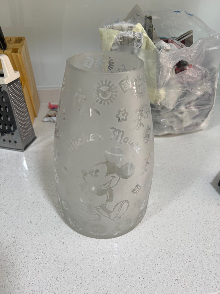 Mickey Mouse Vase, Furniture & Home Living, Home Decor, Vases ...