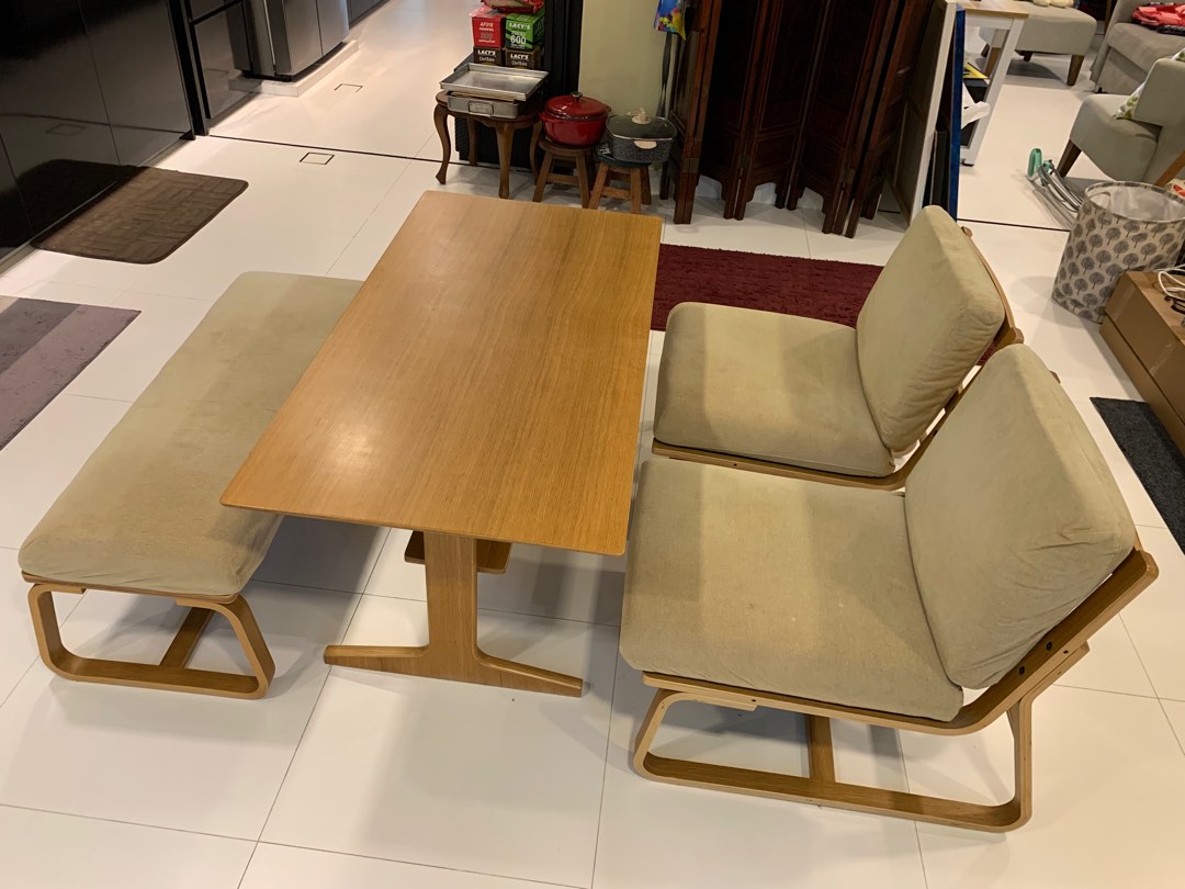 Muji Japanese Dining set., Furniture & Home Living, Furniture, Tables ...