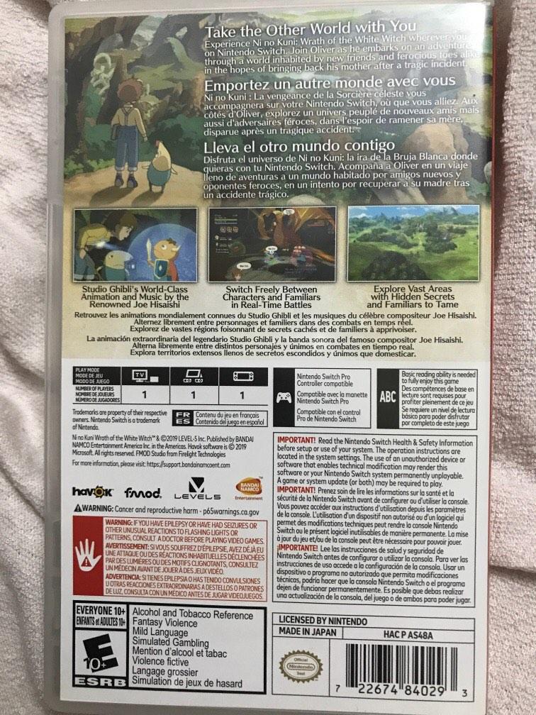 Ni No Kuni Switch Video Gaming Video Games Nintendo On Carousell