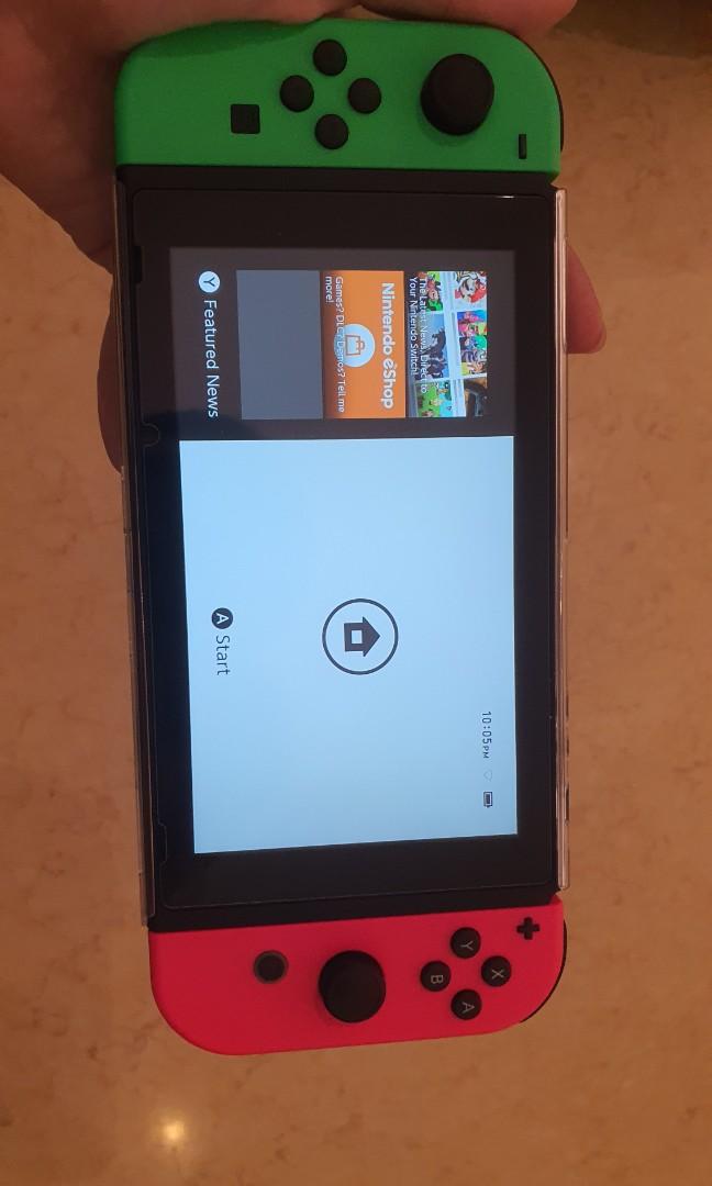 Nitendo Switch Gen 2, full box, plus 1 pair of Joy Con, Video Gaming ...