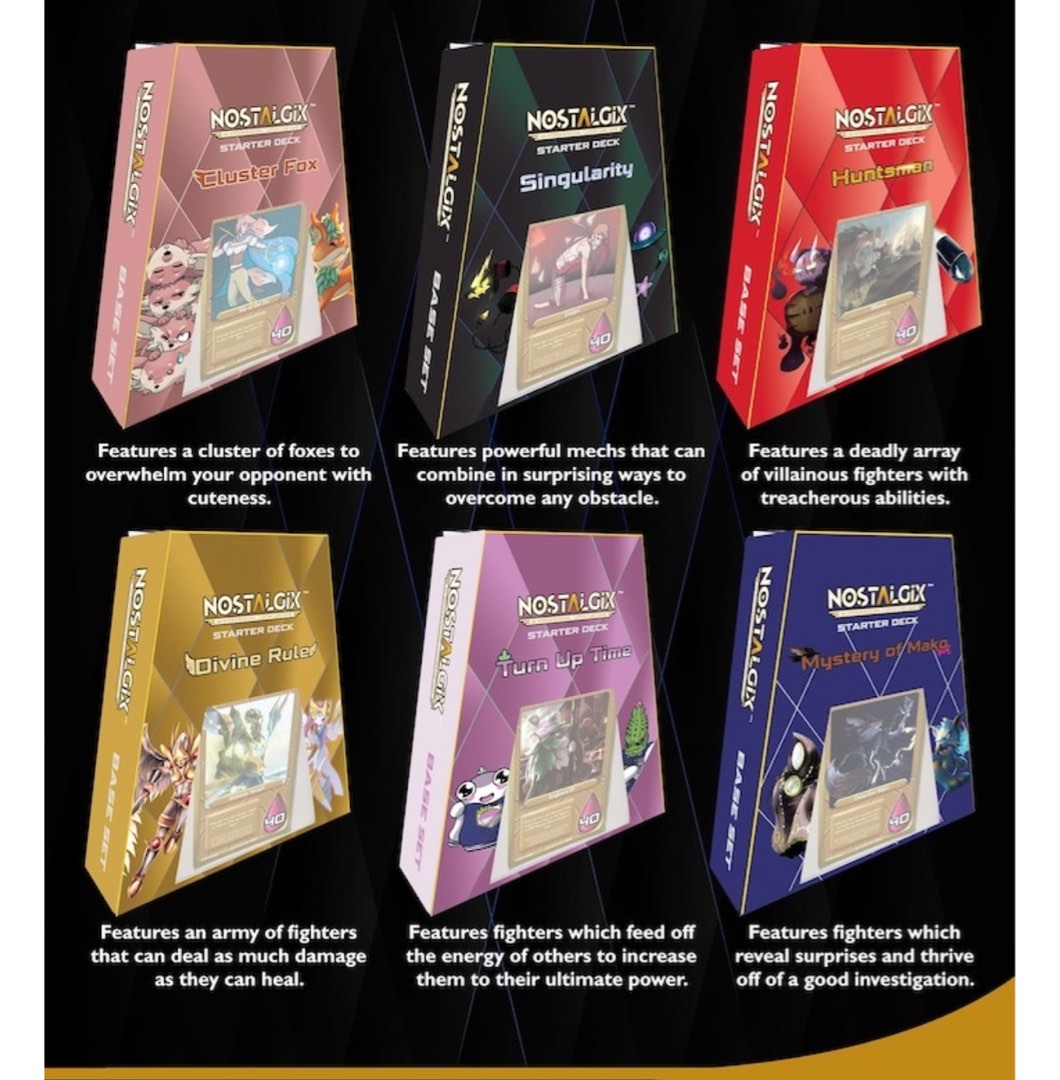 Nostalgix TCG Kickstarter, Hobbies & Toys, Toys & Games on Carousell