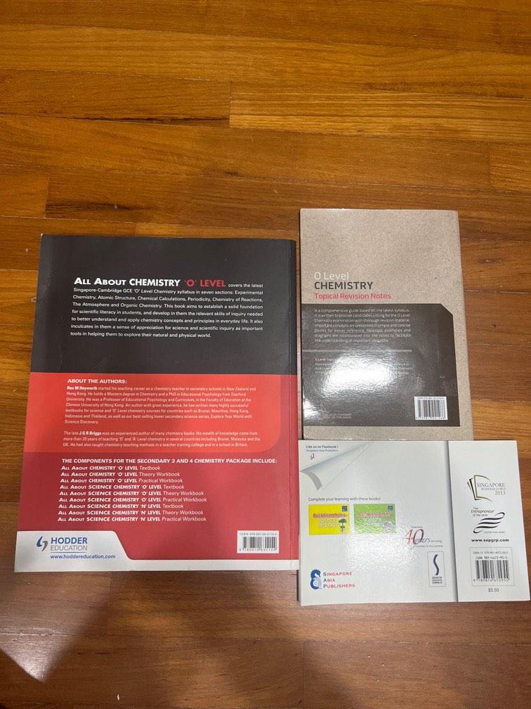 O Level Chemistry Textbooks Hobbies And Toys Books And Magazines Textbooks On Carousell 