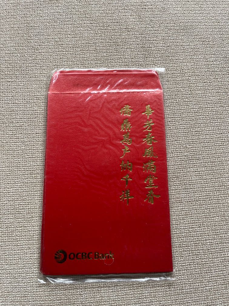 Ocbc Red Packet, Hobbies & Toys, Stationery & Craft, Other Stationery ...