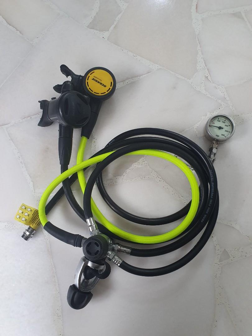 Oceanic Regulator Set, Sports Equipment, Sports & Games, Water Sports ...