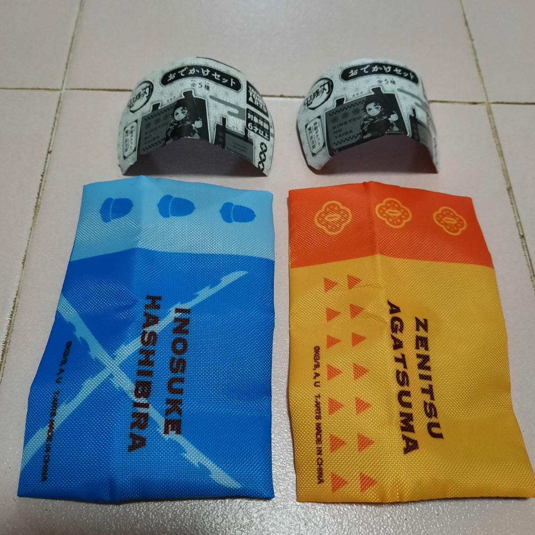 Official Rare Demon Slayer Tissue Holder - Zenitsu Agatsuma and Inosuke ...
