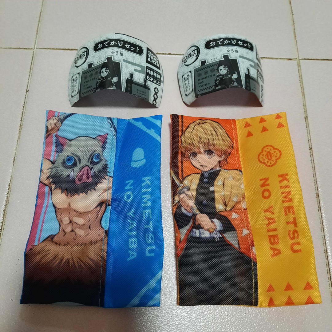 Official Rare Demon Slayer Tissue Holder - Zenitsu Agatsuma and Inosuke ...