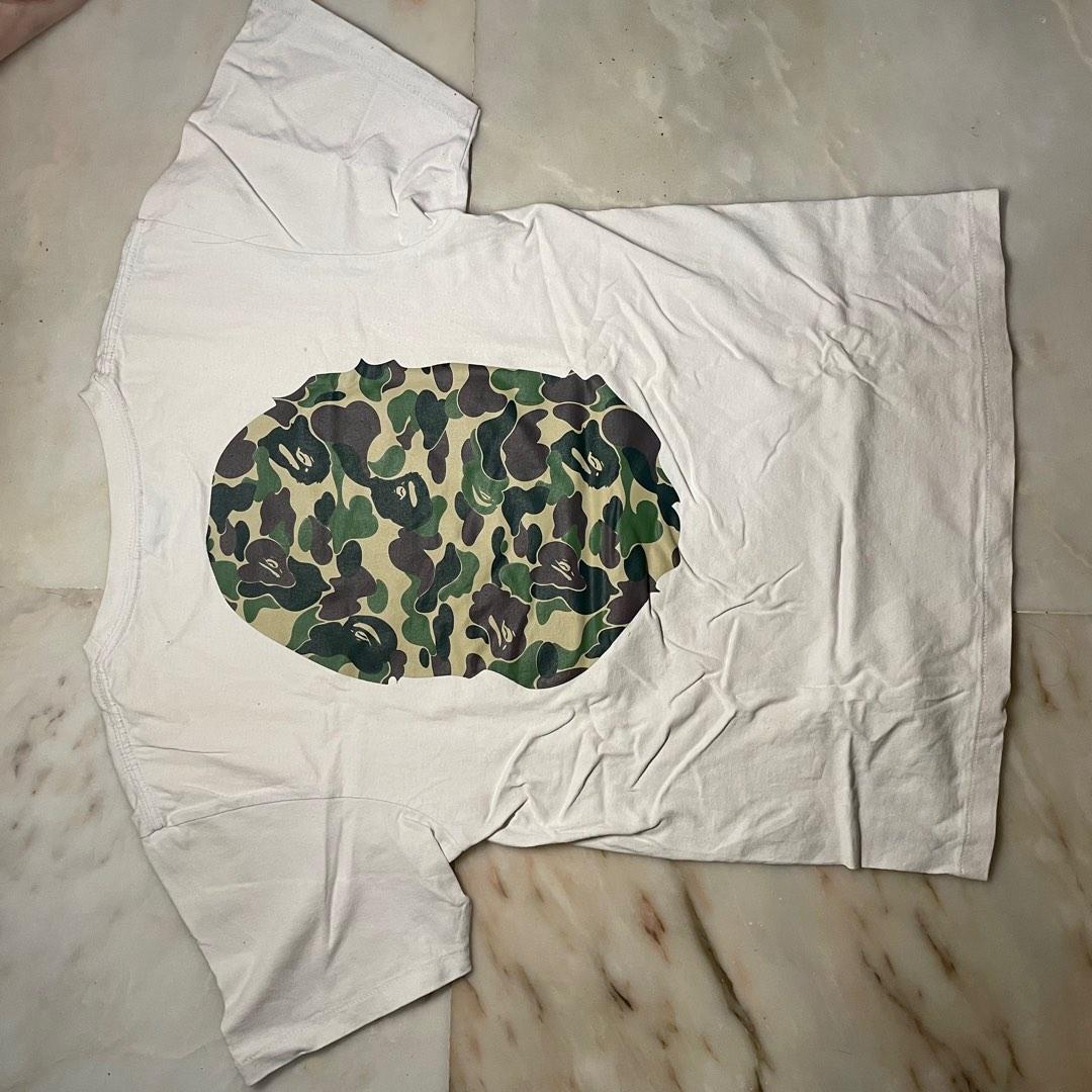 ORIGINAL BAPE Tokyo, Camo White T-Shirt from Japan, Men's Fashion, Tops ...