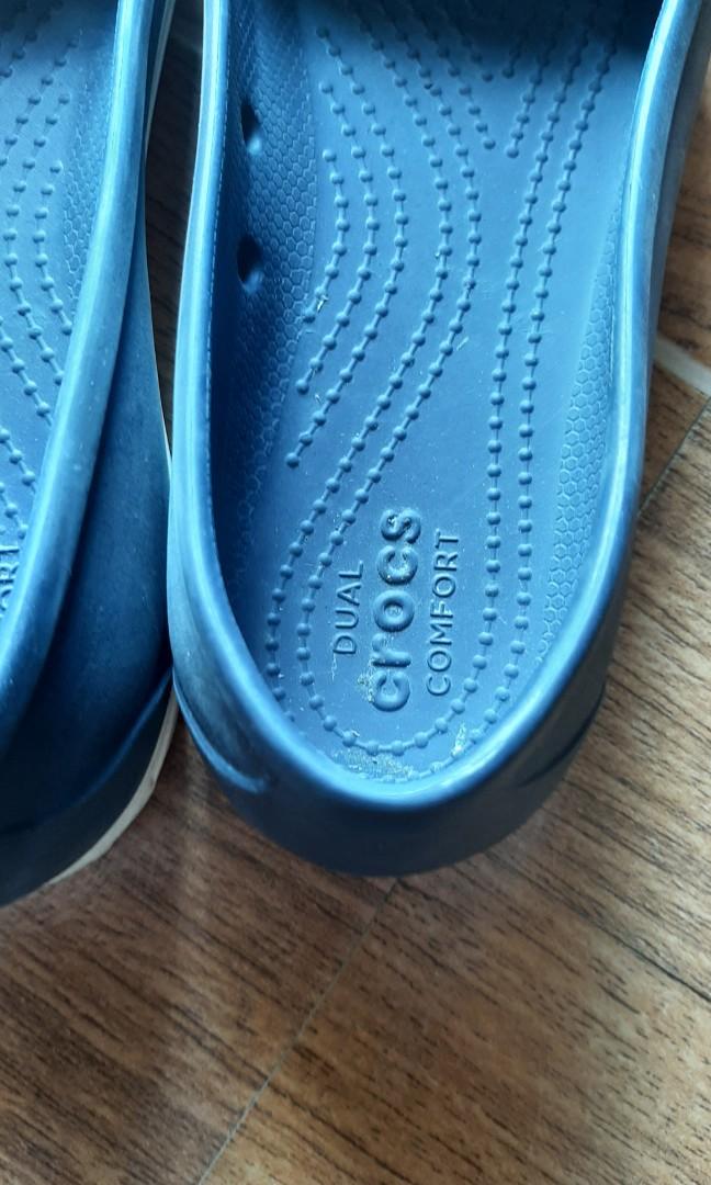 Original Crocs Dual Comfort, Women's Fashion, Footwear, Flats & Sandals ...