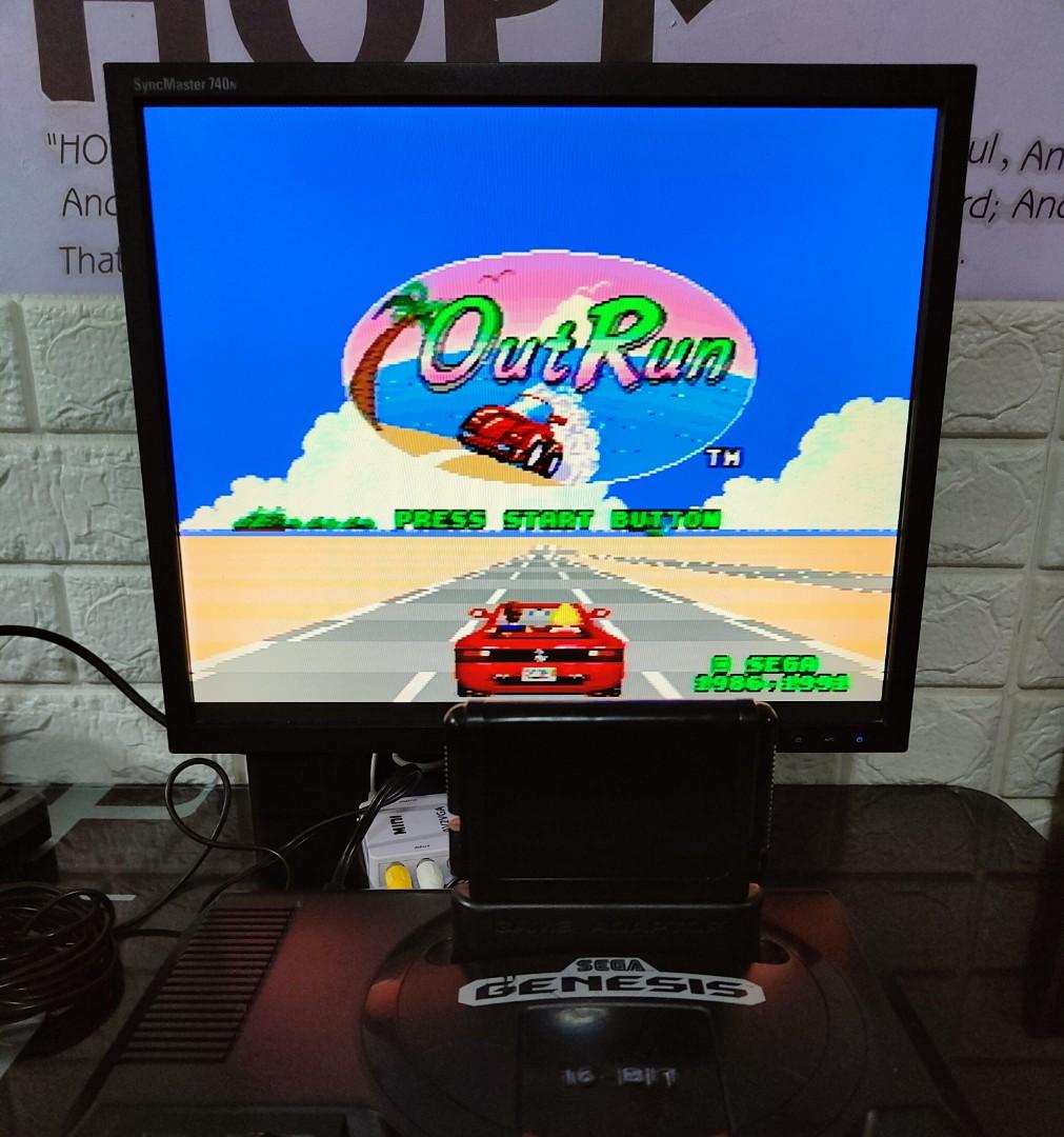 Outrun for Sega Mega Drive / Genesis [Authentic] [SMD] [SG], Video ...