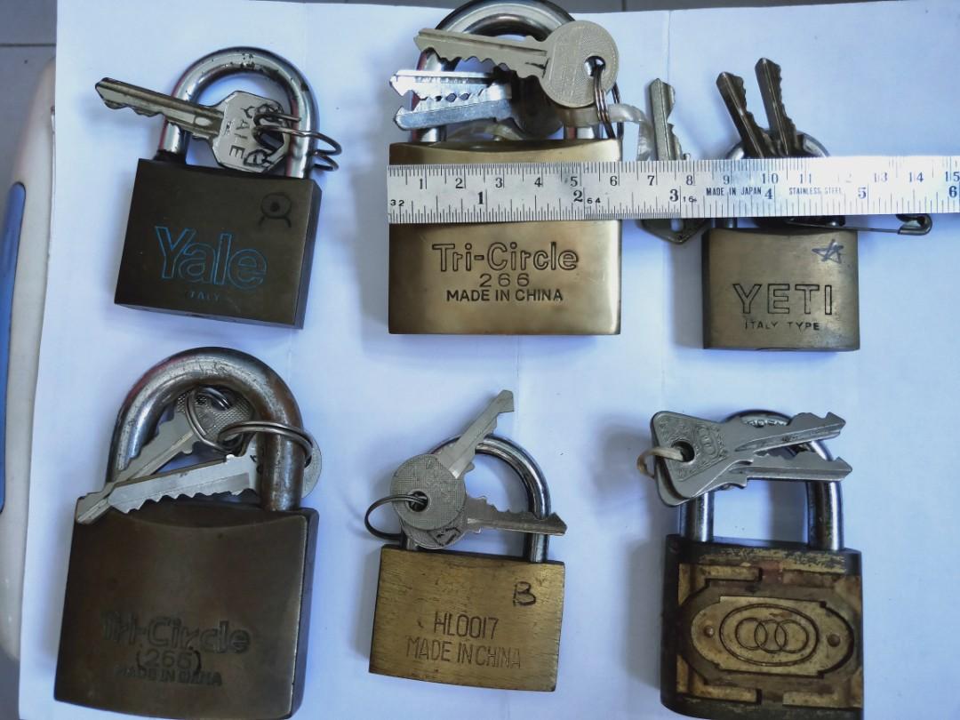 Pad locks in different sizes, Furniture & Home Living, Security & Locks ...