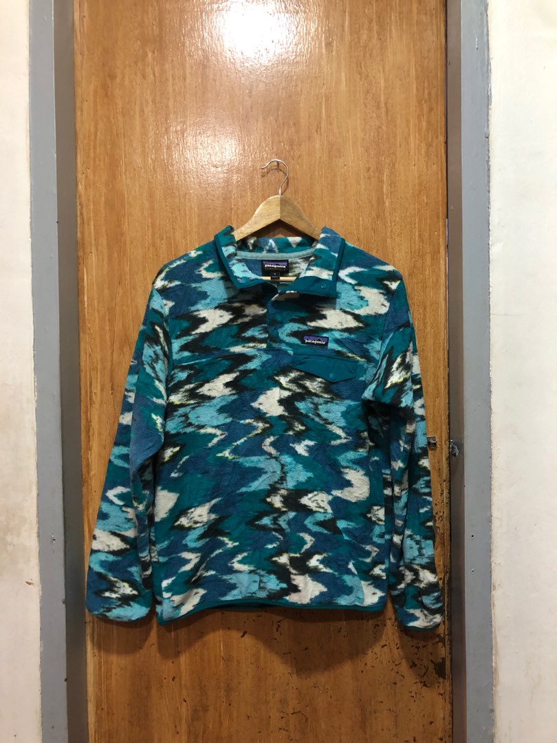 PATAGONIA SYNCHILLA PATTERN FLEECE JACKET, Men's Fashion, Coats ...