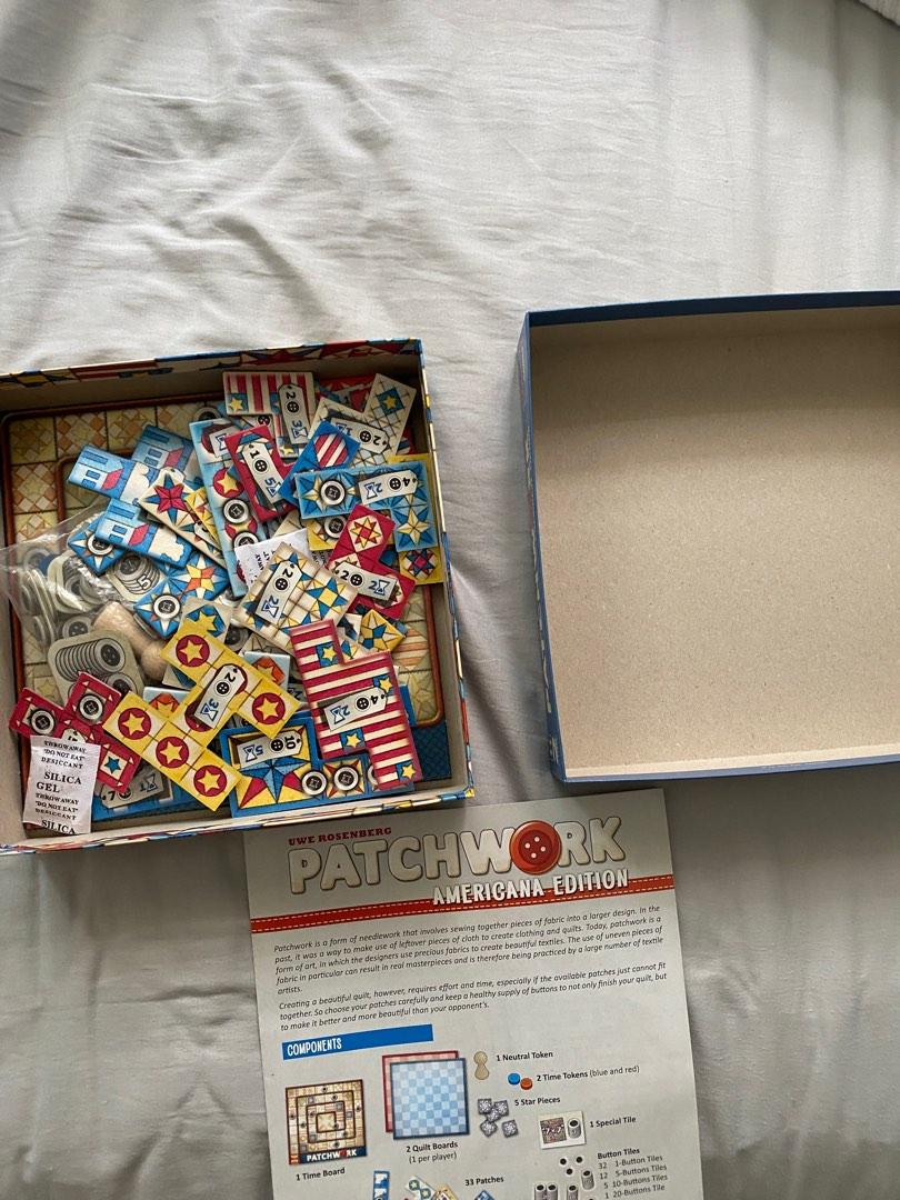 Patchwork board game, Hobbies & Toys, Toys & Games on Carousell