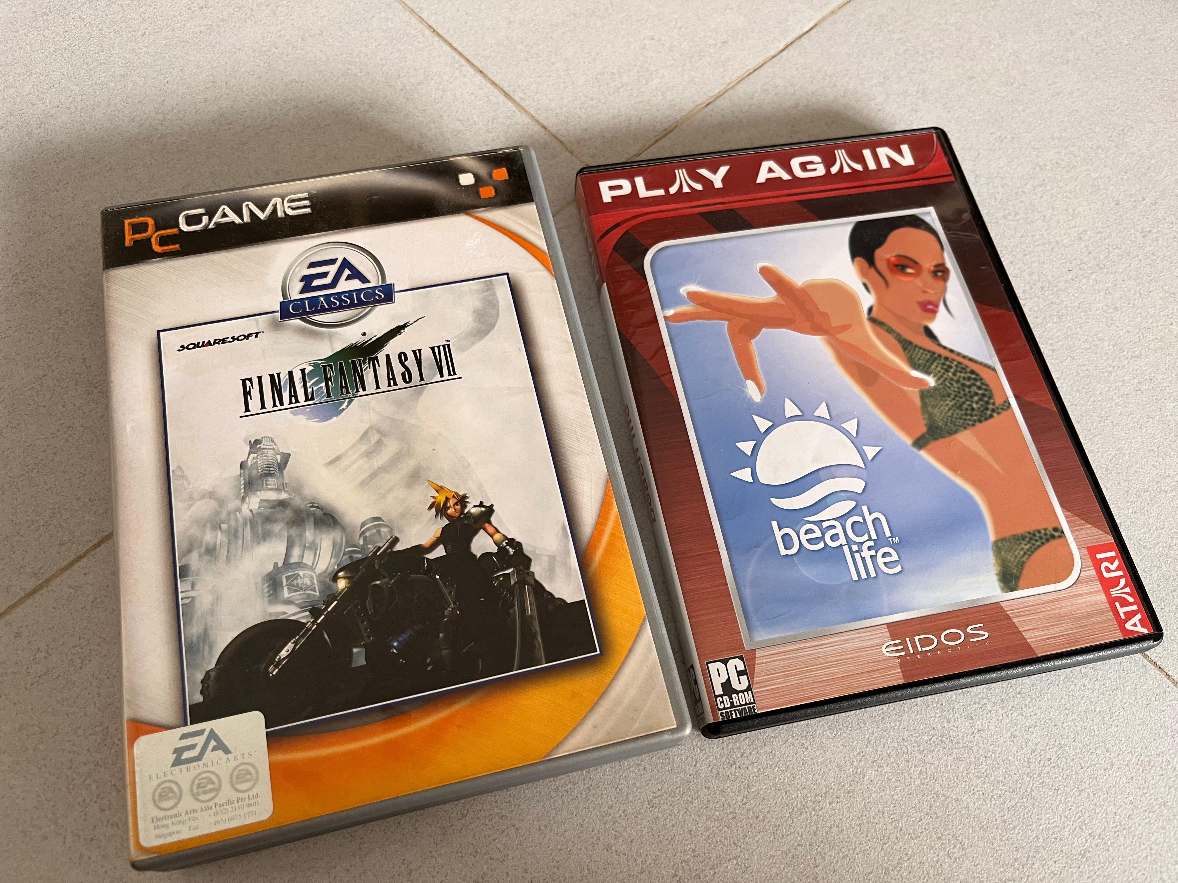 Pc games - beach life, final fantasy 7 VII, Hobbies & Toys, Toys ...