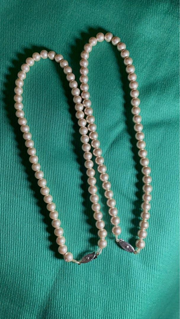 Pearl Necklaces Womens Fashion Jewelry And Organisers Necklaces On Carousell