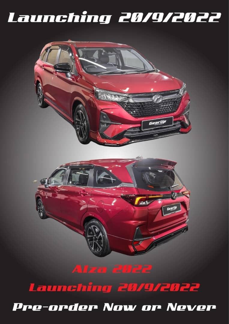 Perodua Alza gear up bodykit with original color, Auto Accessories on ...