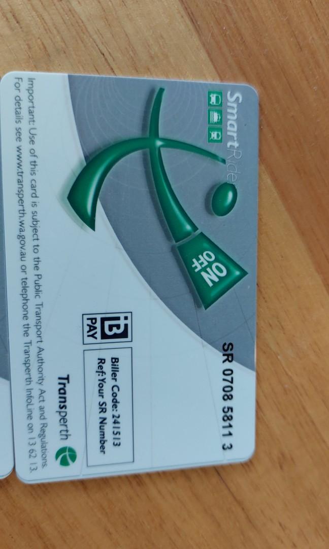 Perth Smart Rider card - Perth transport, Hobbies & Toys, Travel ...