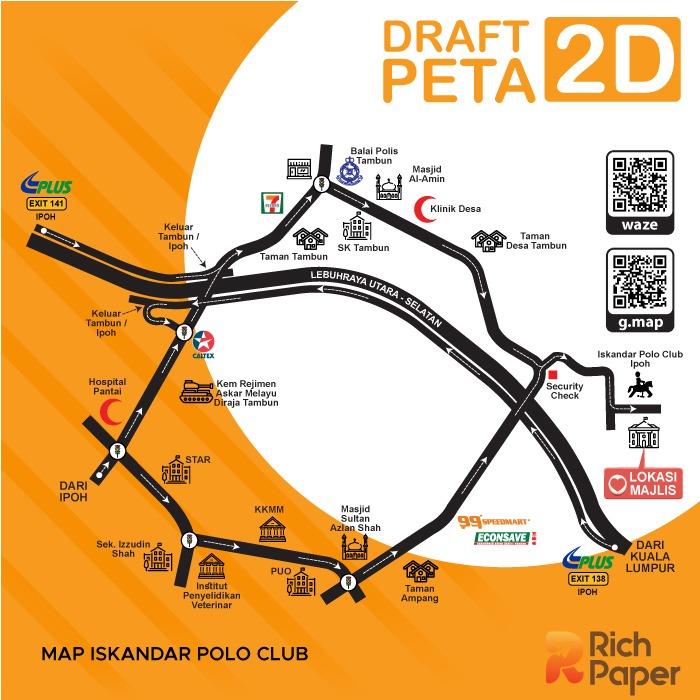 PETA MAP for WEDDING / BUSINESS / OFFICE / SOCSO / ANY LOCATION ...