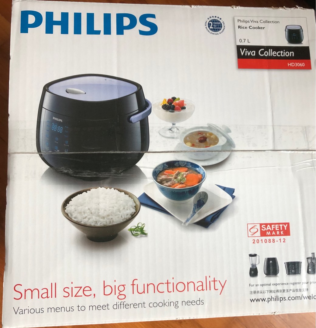 Philips Viva rice cooker HD3060, TV & Home Appliances, Kitchen ...