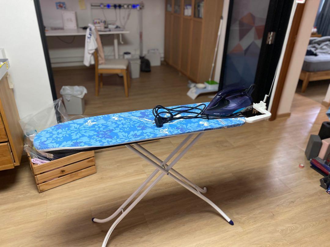 Phillips Iron + Leifheit iron board set, TV & Home Appliances, Irons ...