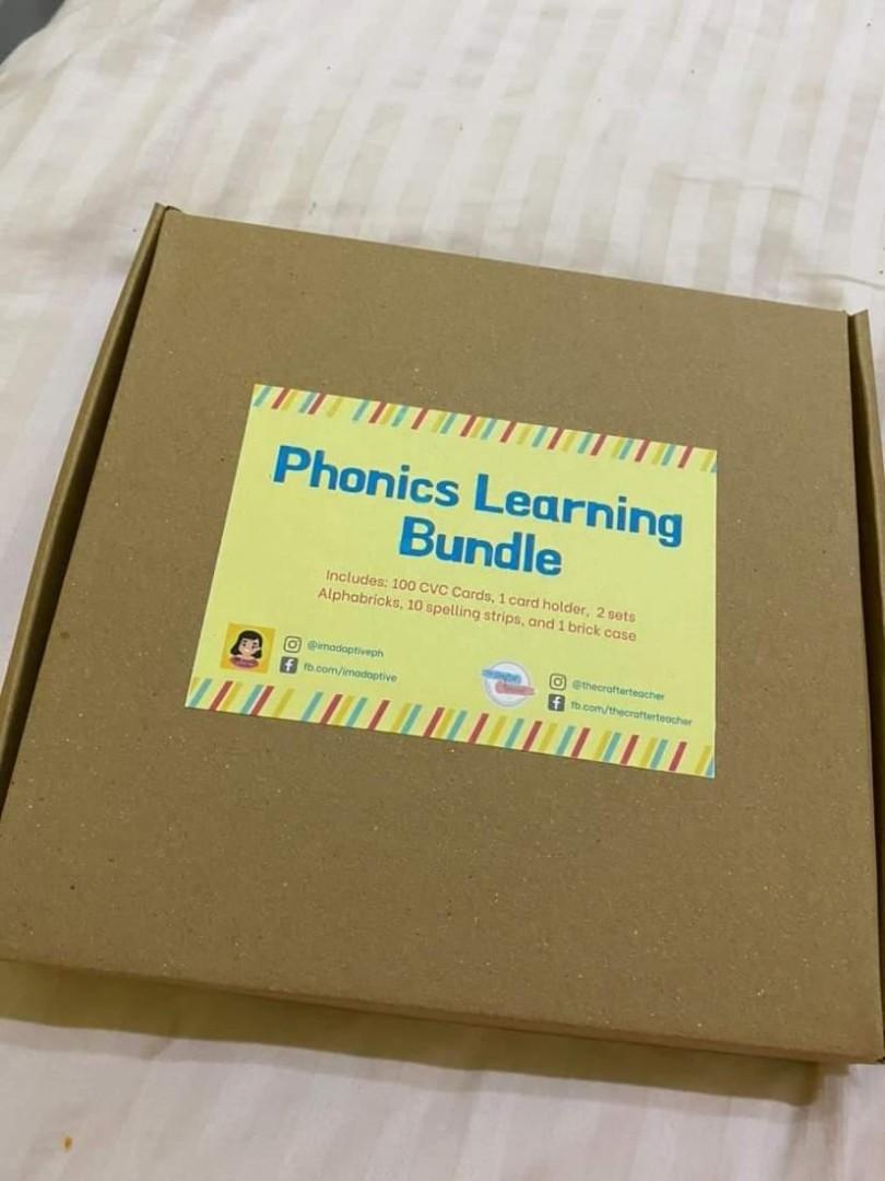 Phonics Learning Bundle *Alphabricks and cvc cards, Hobbies & Toys ...