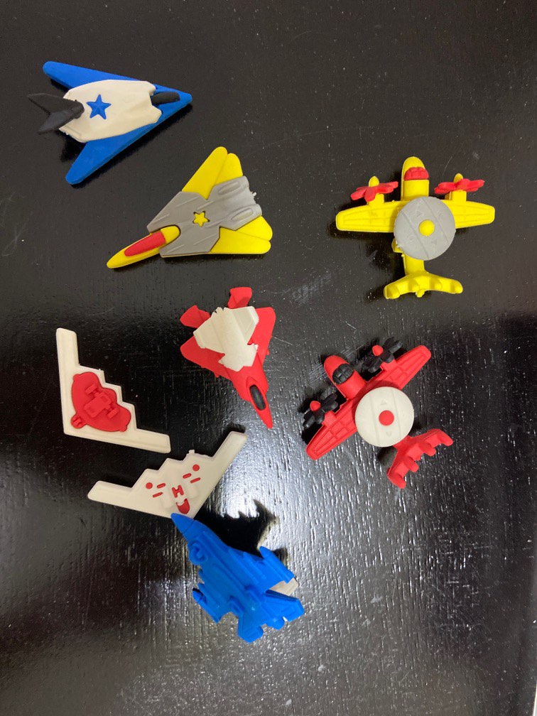 Planes erasers , Hobbies & Toys, Stationery & Craft, Stationery ...
