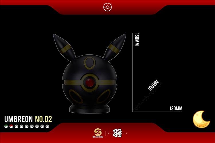 [PO] HZ Studio - Pokemon Umbreon Pokeball - StatuesGK, Hobbies & Toys ...