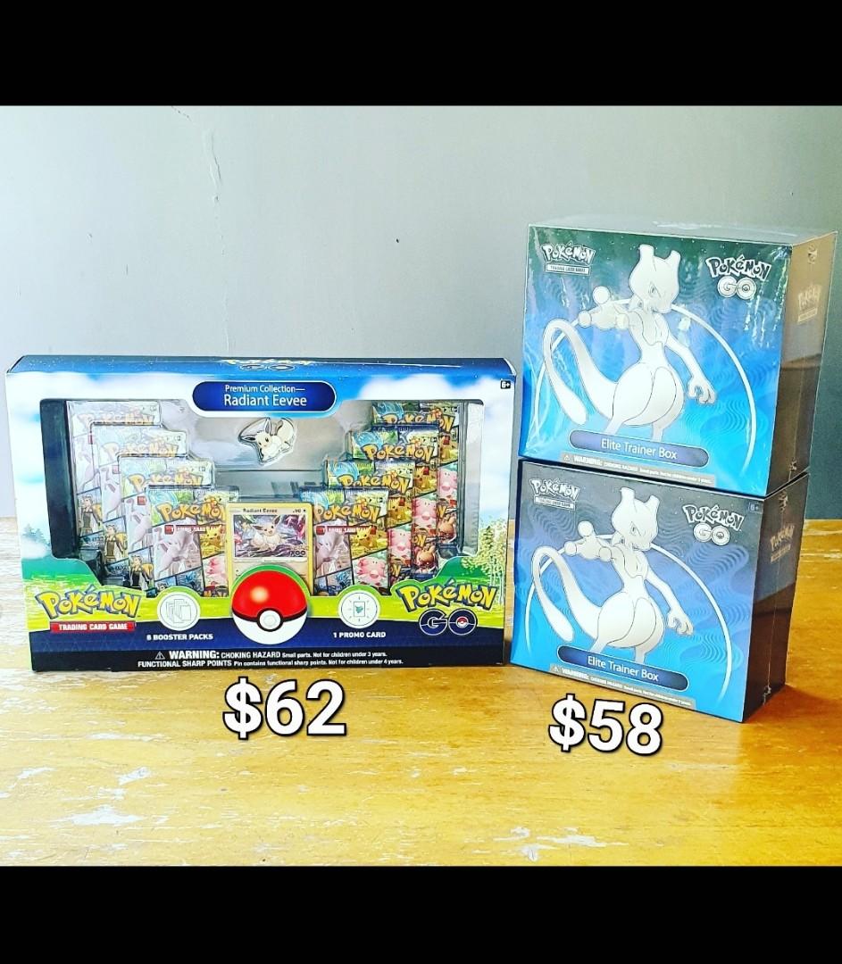 Pokemon go etb and radiant eevee collection box, Hobbies & Toys, Toys ...