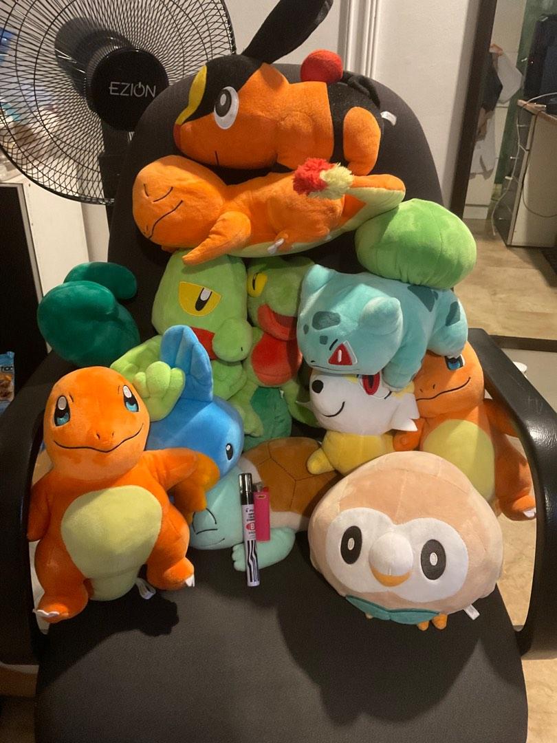 Pokemon starters bundle stuffed toy/plushies, Hobbies & Toys, Toys ...