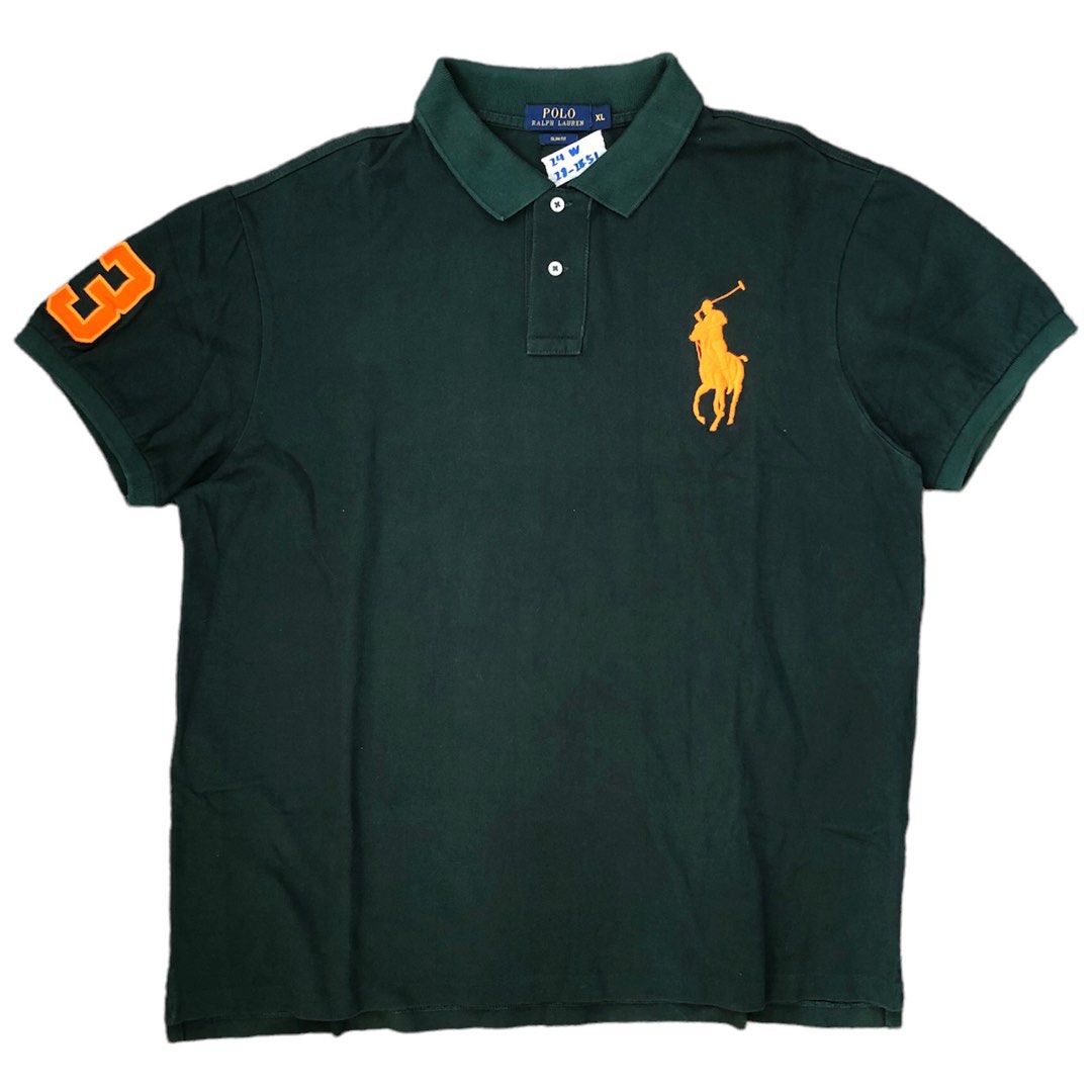 POLO RALPH LAUREN BIG PONY POLO SHIRT HUNTER GREEN, Men's Fashion, Tops & Sets, Tshirts & Polo ...