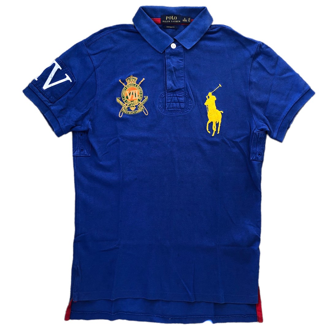 POLO RALPH LAUREN BIG PONY POLO SHIRT PERSIAN BLUE, Men's Fashion, Tops & Sets, Tshirts & Polo ...