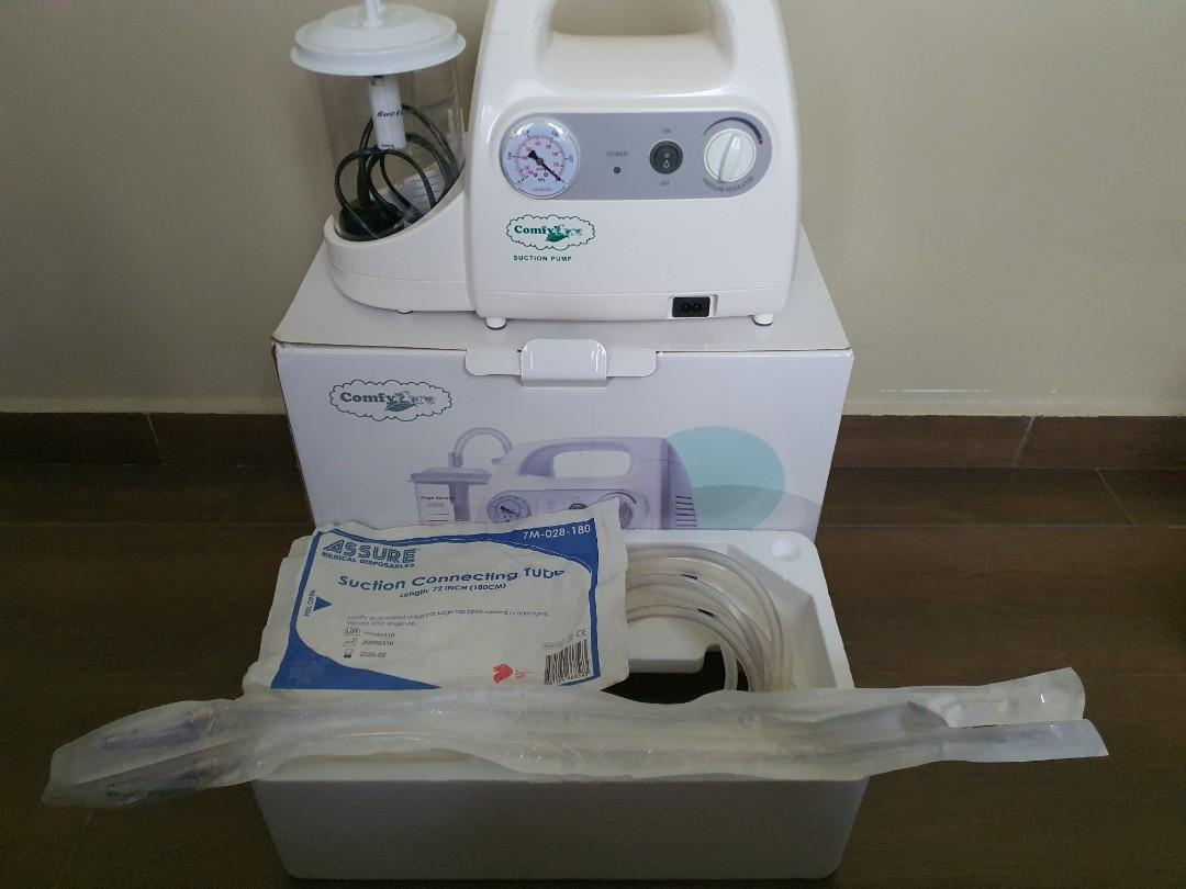 Portable Phlegm Suction Unit with 2 x free 500ml Oral 7 mouthwash ...