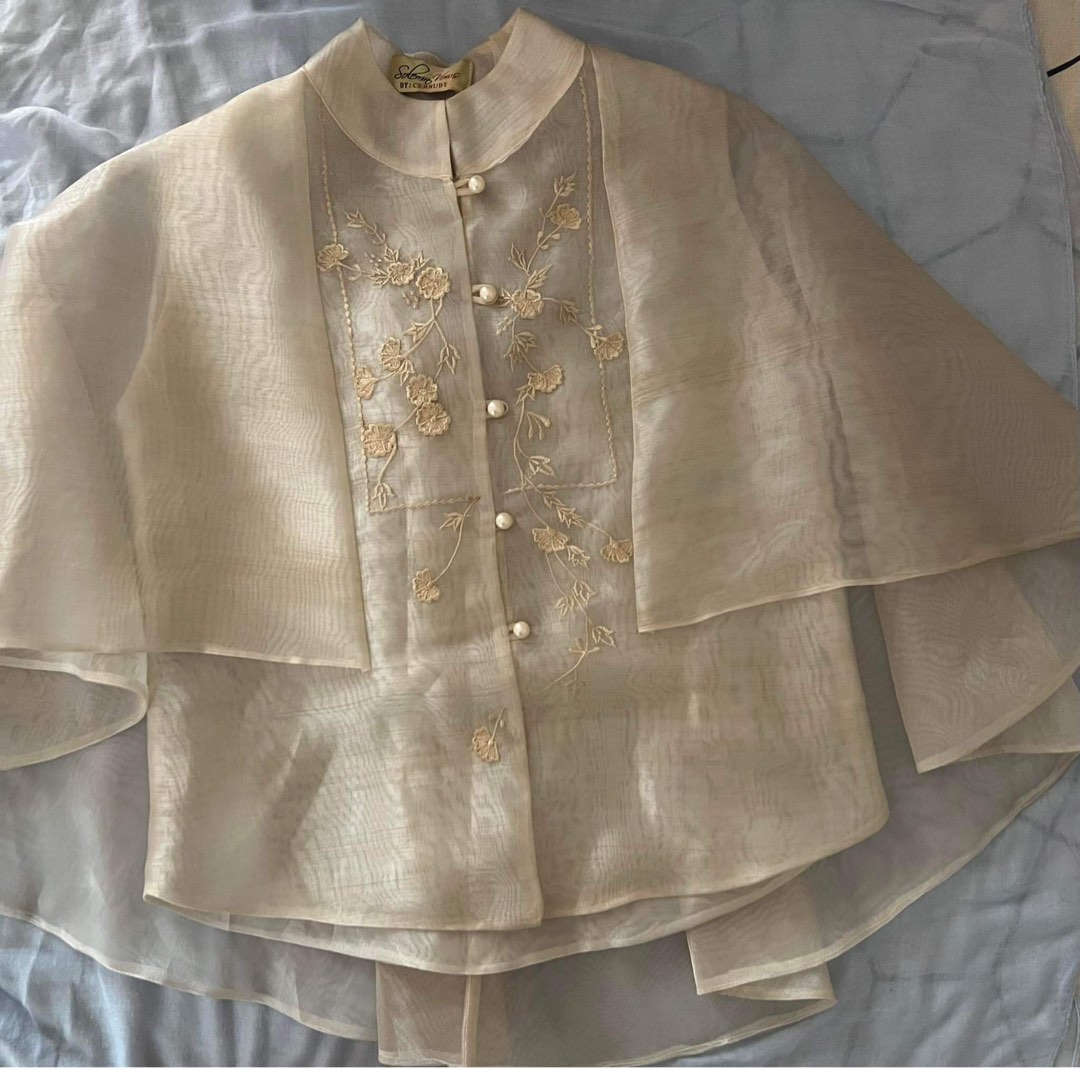 Pre loved Modern Filipiniana, Women's Fashion, Tops, Others Tops on ...