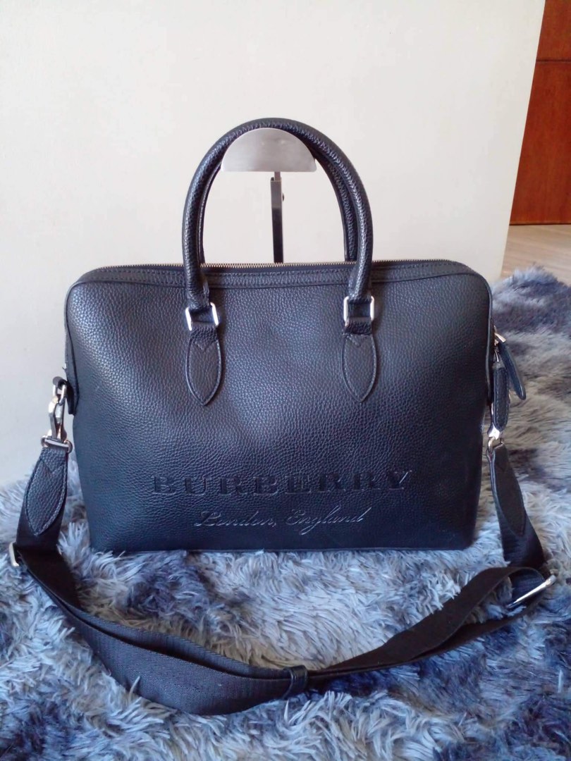 Preloved Burberry Laptop Bag, Women's Fashion, Bags & Wallets, Shoulder ...