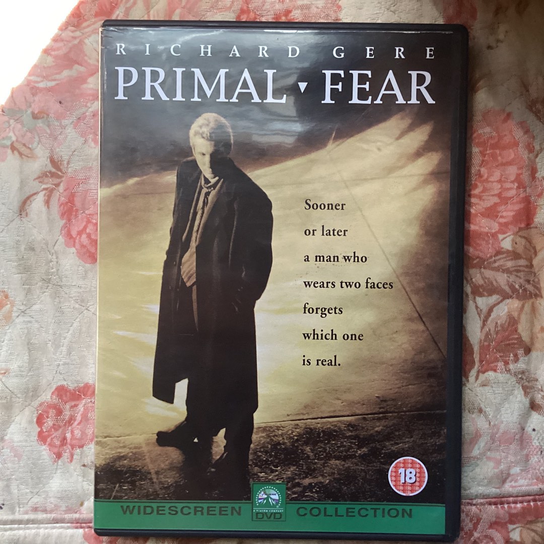 primal fear original dvd movie, Hobbies & Toys, Music & Media, CDs & DVDs on Carousell