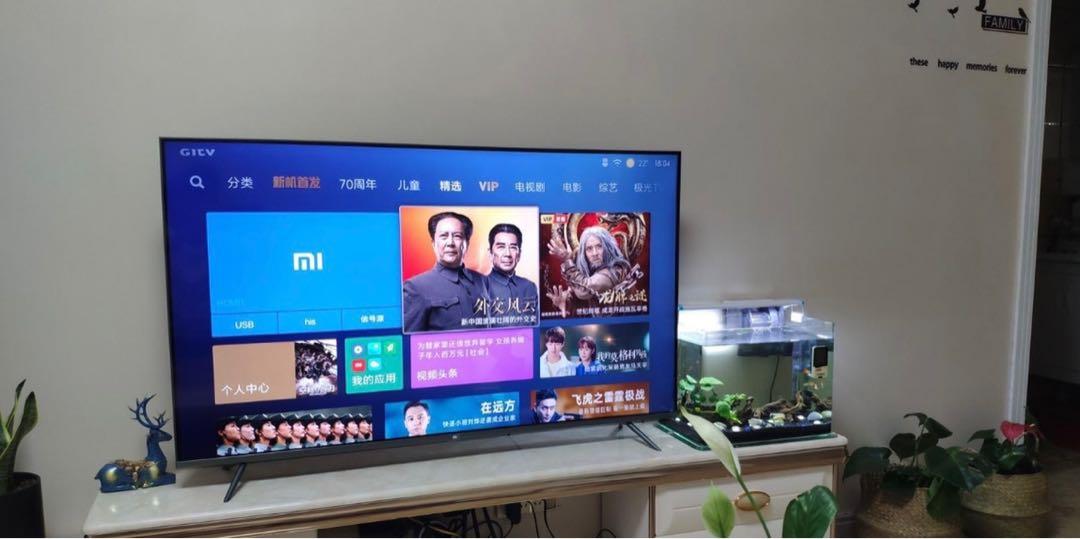 小米全面屏電視Pro 43吋 E43S 超薄幼邊 98%新淨 4K畫質 睇晒TVB VIUTV 開電視 YOUTUBE Xiaomi 43“ LED Smart TV E43S, 家庭電器 ...