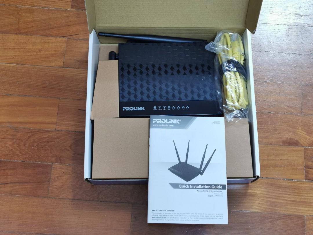 Prolink Prc Wireless Ac Dual Band Gigabit Router With Wifi Extender Computers Tech