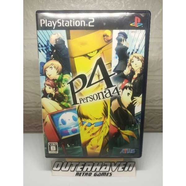 PS2 Persona 4 NTSC J (Standard Edition), Video Gaming, Video Games ...