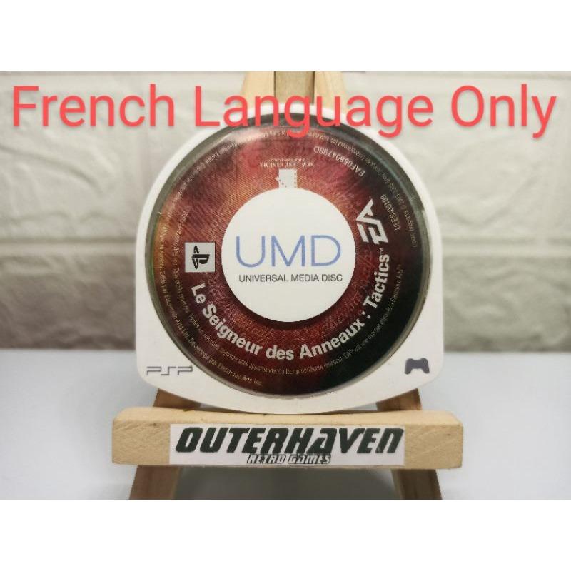 PSP UMD Lord of the Rings Tactics R2 (French Language), Video Gaming ...