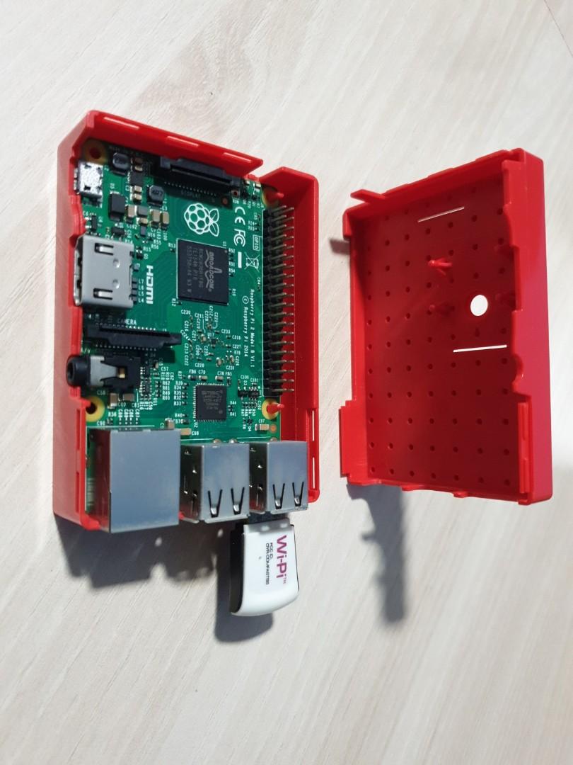 Raspberry Pi 2 with wifi dongle and Lego enclosure, Computers & Tech ...